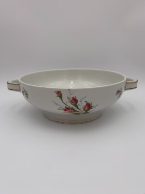 Rosenthal Germany Winifred Moss Rose Petal Lane Serving Bowl Gold Trim ...