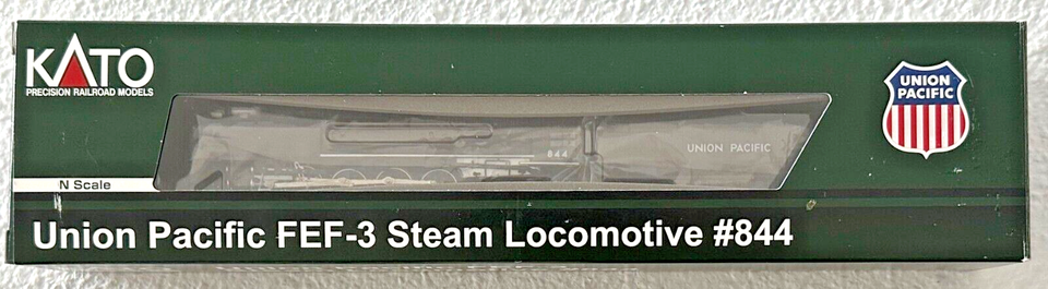 Kato N Scale ~ New 2025 ~ Union Pacific FEF-3 4-8-4 #844 Steam Engine ...