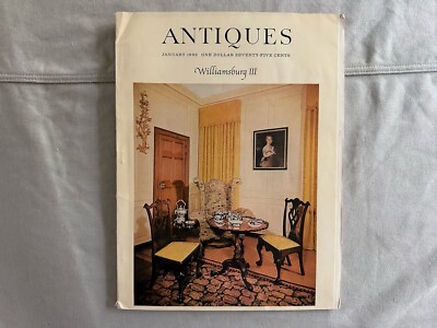 Vintage Antiques Magazine January 1969 Issue Williamsburg III | eBay