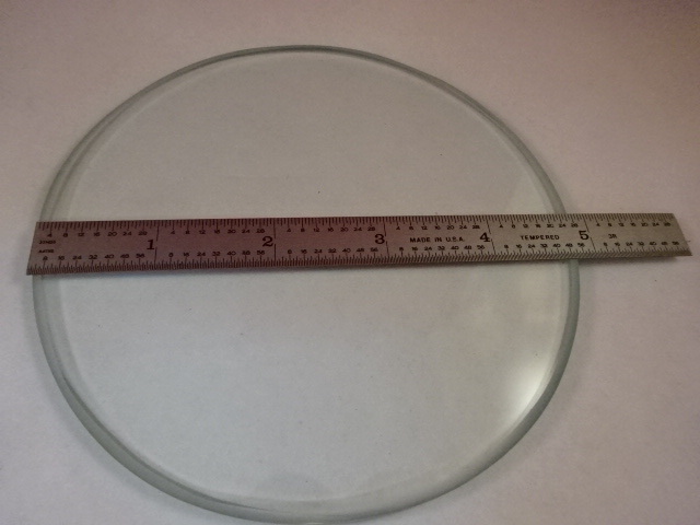 NIKON JAPAN GLASS STAGE SPECIMEN PLATE OPTICS MICROSCOPE PART AS IS H1 ...