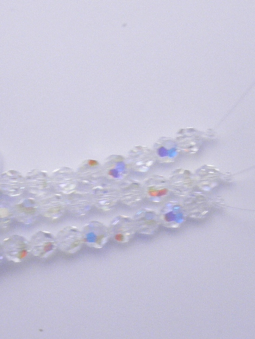 12 BEADS # 5000 SWAROVSKI BEADS 6MM CRYSTAL AB LOT P 15 | eBay