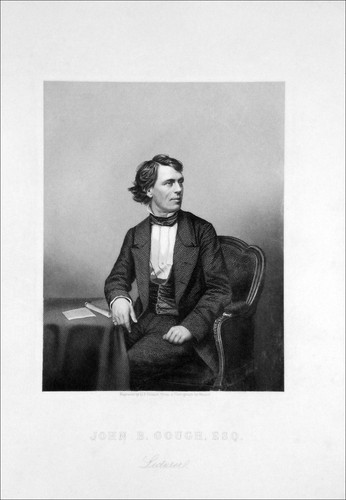 VICTORIAN AREA - JOHN B. GOUGH, famous English Lecturer - Engraving ...