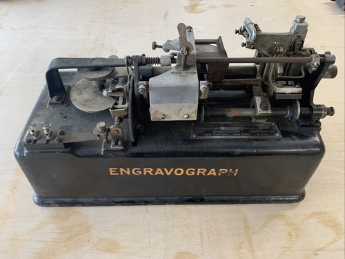 Vintage Antique engravograph model 15 Type A engraving machine | eBay