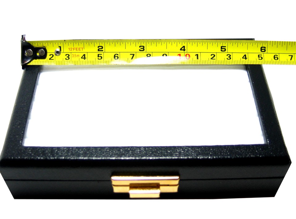 QUALITY PREMIUM GRADE TOP GLASS JEWELRY GEM DISPLAY BOX SHOW CASE 10x15 ...