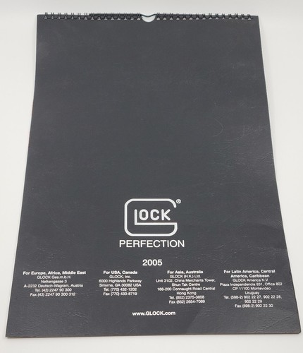 2005 GLOCK PERFECTION FIREARMS GUN DEALER ONLY CALENDER RARE | eBay
