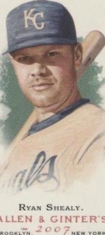 2007 Topps Allen & Ginter's - Ryan Shealy #67 Mini Bazooka Back /25 for ...