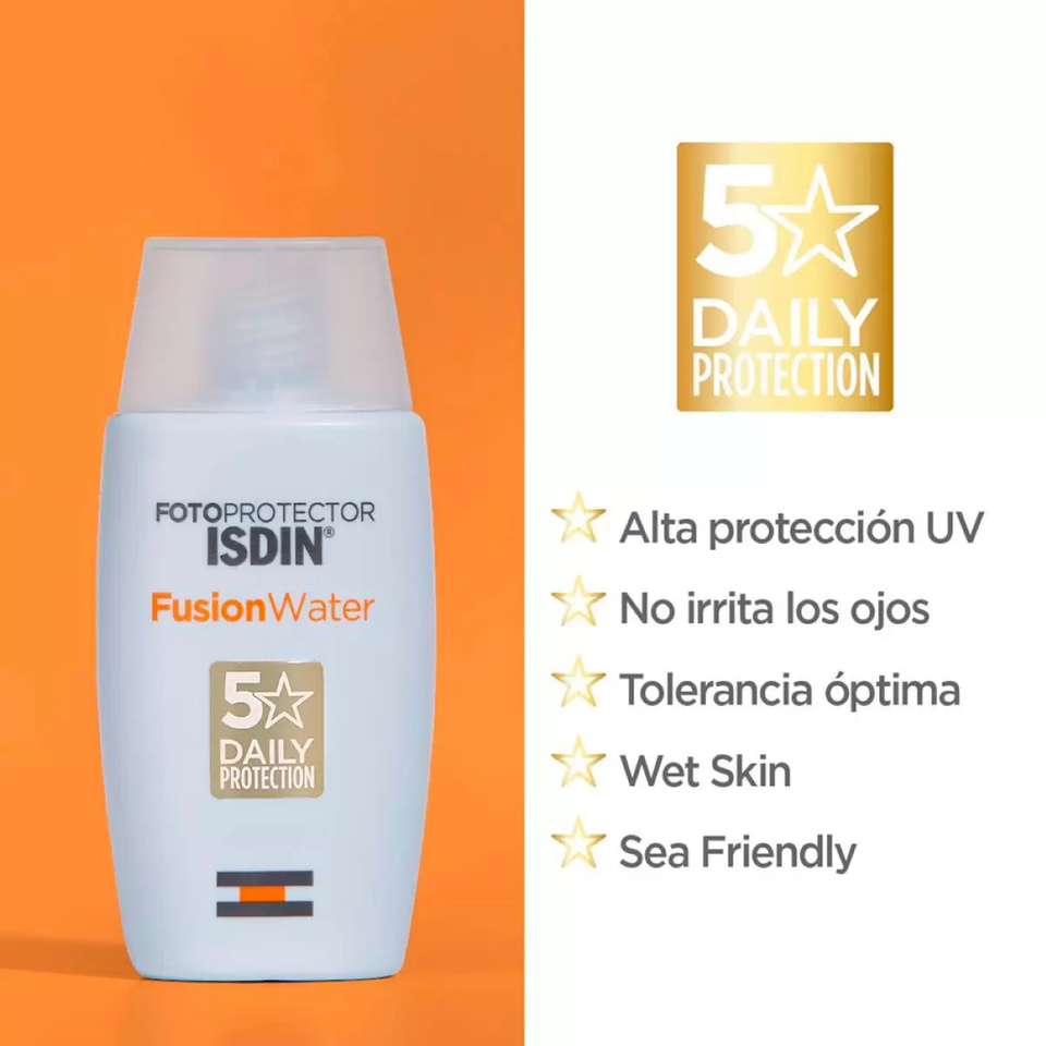 ISDIN Fusion Water Sunscreen 50ML SPF 50 | eBay