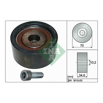 INA Timing Cam Belt Deflection Guide Pulley 532 0189 10 FOR A6 Passat ...
