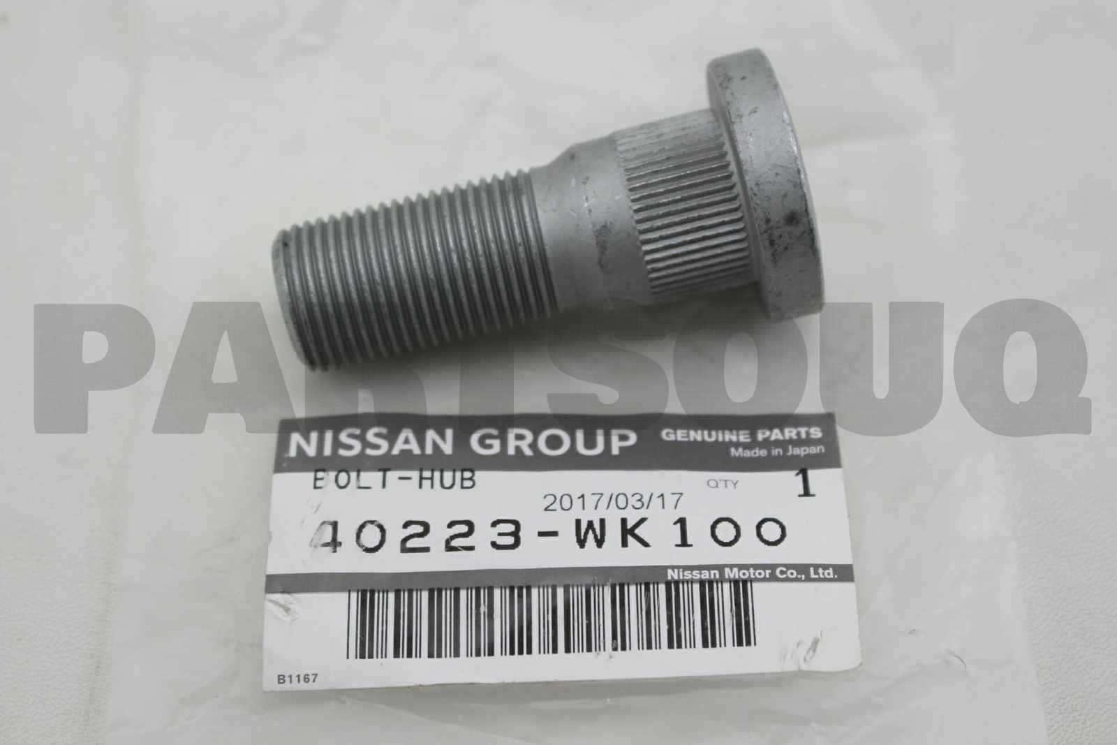 40223WK100 Genuine Nissan BOLT-HUB 40223-WK100 | eBay