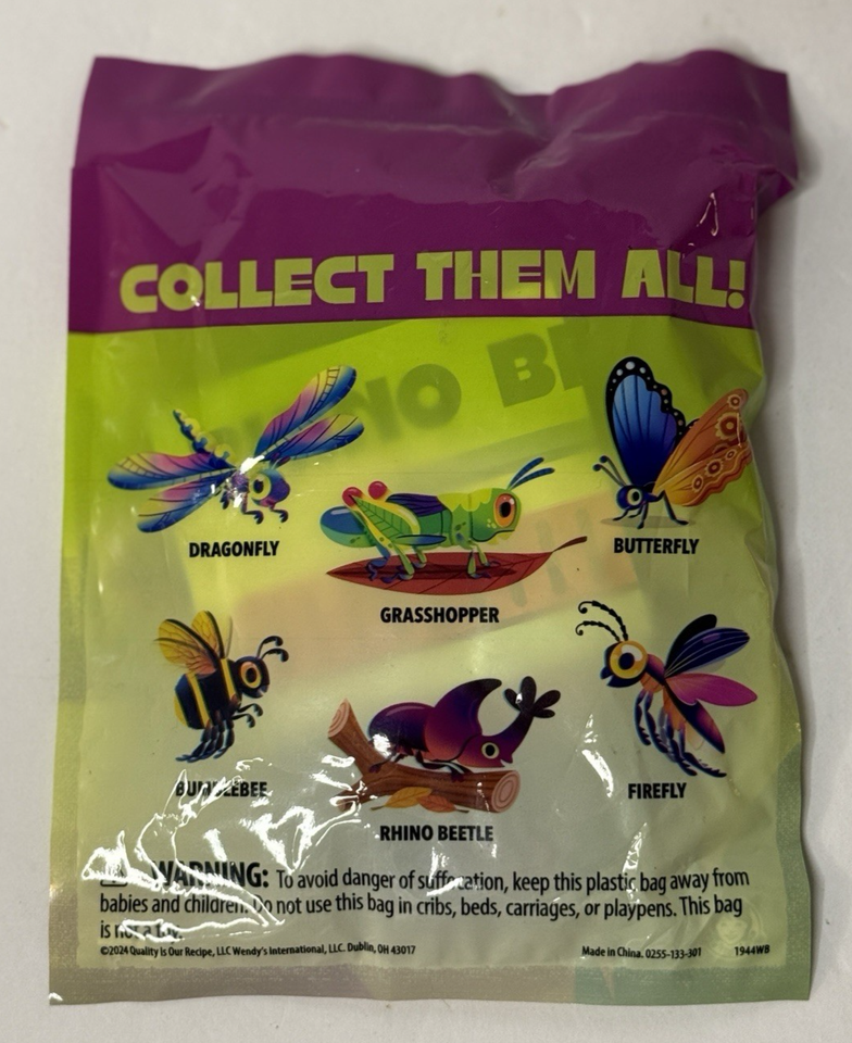 Wendy's Kids Meal Toys 2024 - Smartlinks - Amazing Insects Rhino Beetle ...