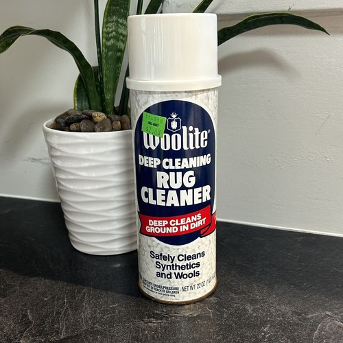 NEW Old Stock Vintage Woolite Deep Cleaning Rug & Carpet Cleaner 22 oz ...