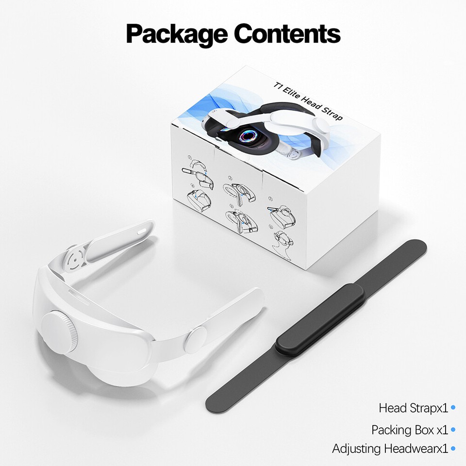 Adjustable Head Strap VR Headset Strap VR Accessories Strap for Meta ...