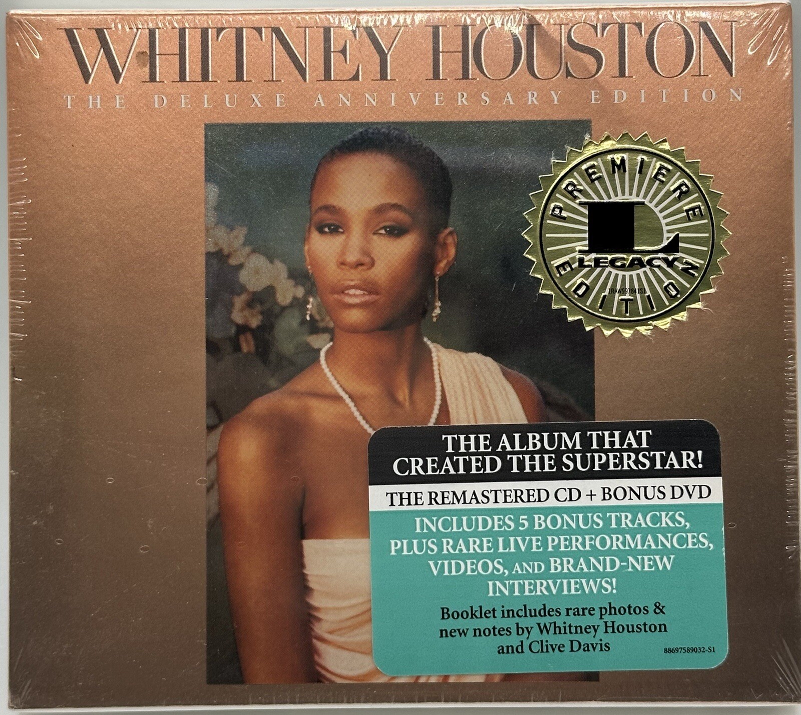 “Whitney Houston” by Whitney Houston Deluxe Anniversary Edition CD/DVD ...