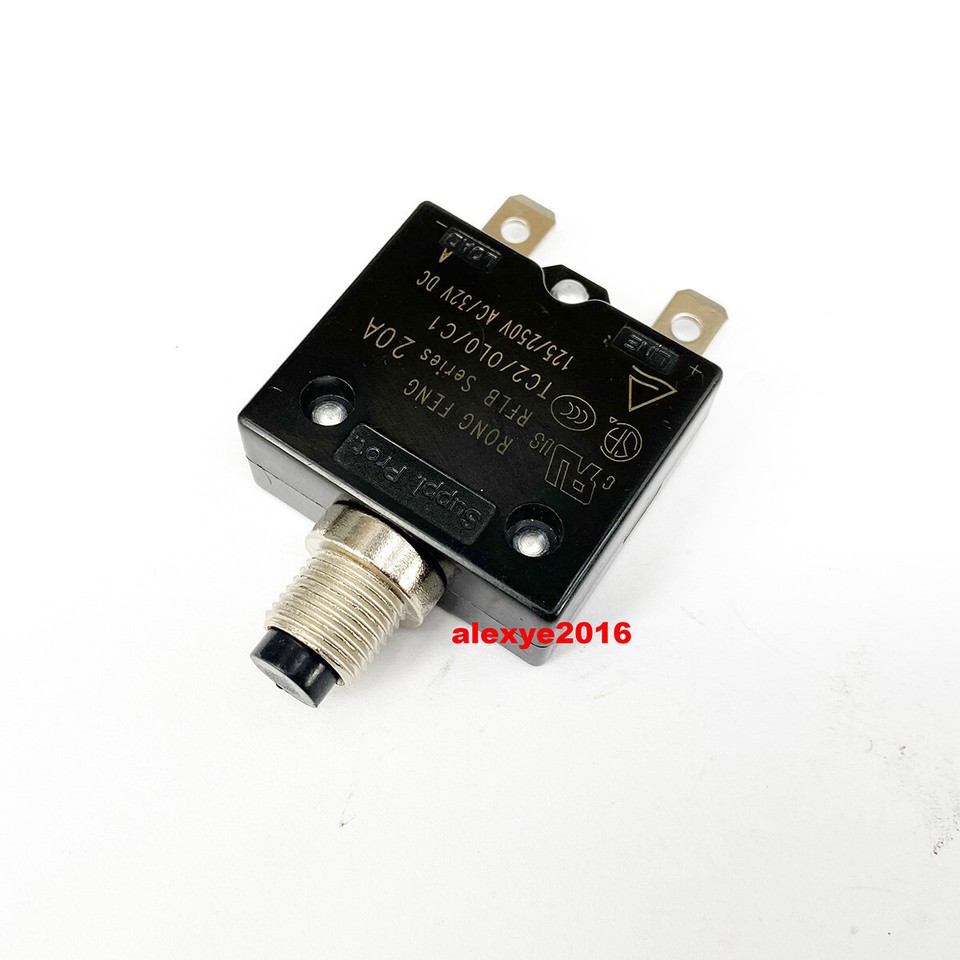 RONG FENG Suppl prot RFLB Series 20A Circuit Breaker TC2/OL0/C1 125 ...