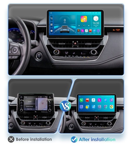 10.33" Android 12 Stereo GPS For 2018-2021 Toyota Corolla CarPlay Radio ...