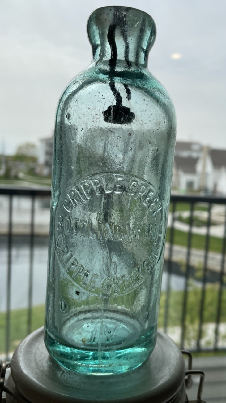 SUPER CRIPPLE CREEK BOTTLING WORKS COLORADO HUTCH SODA | eBay