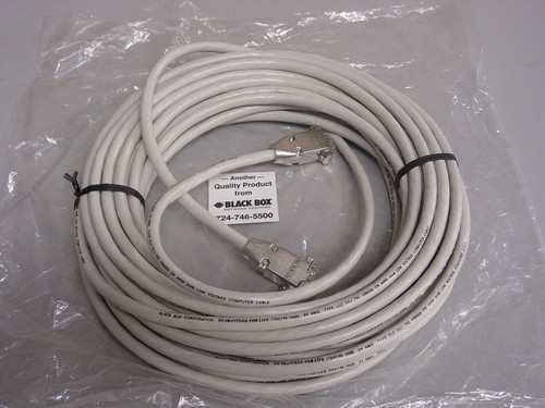 BLACK BOX VIDEO EGA CABLE EHM005-0050-MM 50FT LOW VOTAGE -CL2 NEW | eBay UK