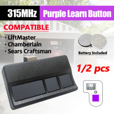 2 PC 371LM 372LM Control Remoto Para Abre-puertas De Garaje Para ...