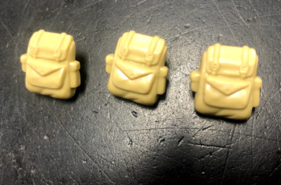 Vintage GI Joe Cobra Figure Accessory LOT 3 Grunt Backpacks Accessory ...