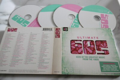 ULTIMATE 60s 4 CD GREATEST MUSIC FROM THE 1960s 80 TRK PRESLEY DYLAN ...