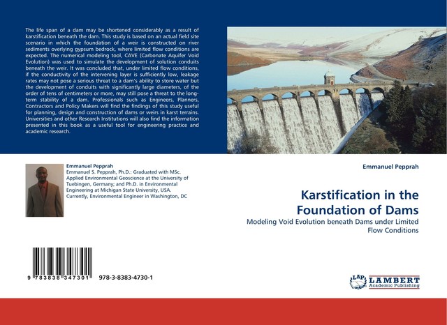 Karstification in The Foundation of Dams von Emmanuel Pepprah (2010 ...