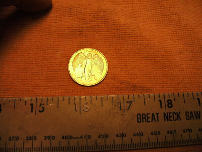 Two Sided Guardian Angel 2 sided Gold Colored Metal Coin | eBay