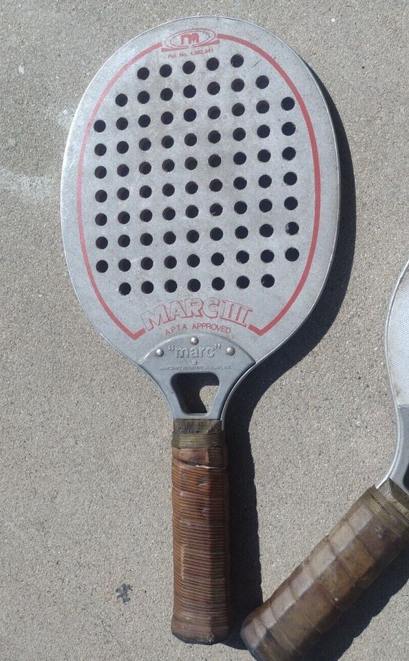 Lot (3) Vintage Marcraft 'Marc' Paddle Ball Racquets Rackets Paddles | eBay