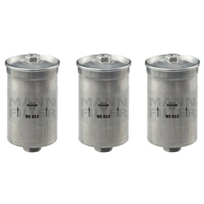 Set of 3 Fuel Filters Mann for Audi Bentley Rolls-Royce Ferrari Saab ...