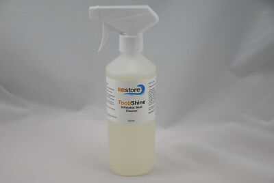 RIB Dinghy Inflatable Boat Cleaner ToobShine 500ml Hypalon & PVC fabric ...