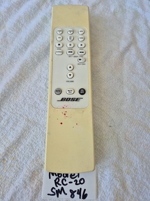 Bose RC-20 Remote Control for Music Center Model 20 Lifestyle 25 30 ...