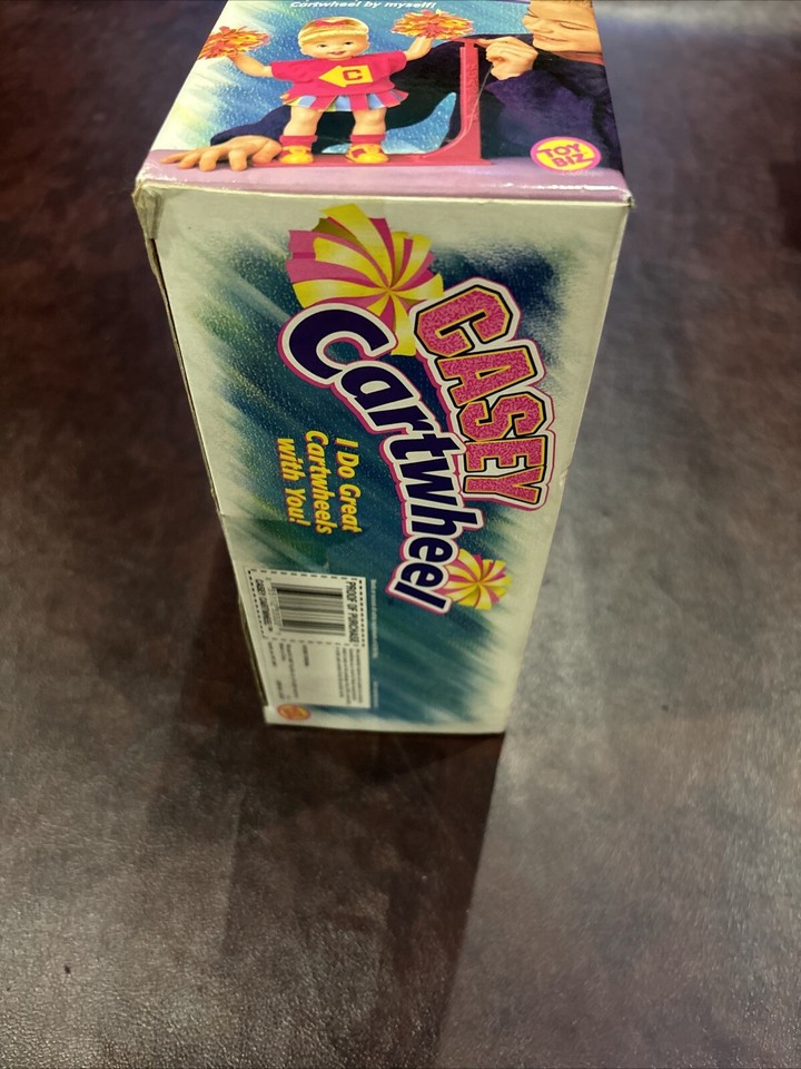 Vintage 1997 Toy Biz Casey Cartwheel Cheerleader Complete In Original ...