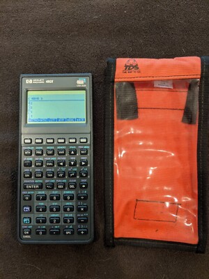 Hewlett Packard HP 48GX 128K Graphing Calculator w/ TDS Case Covers ...