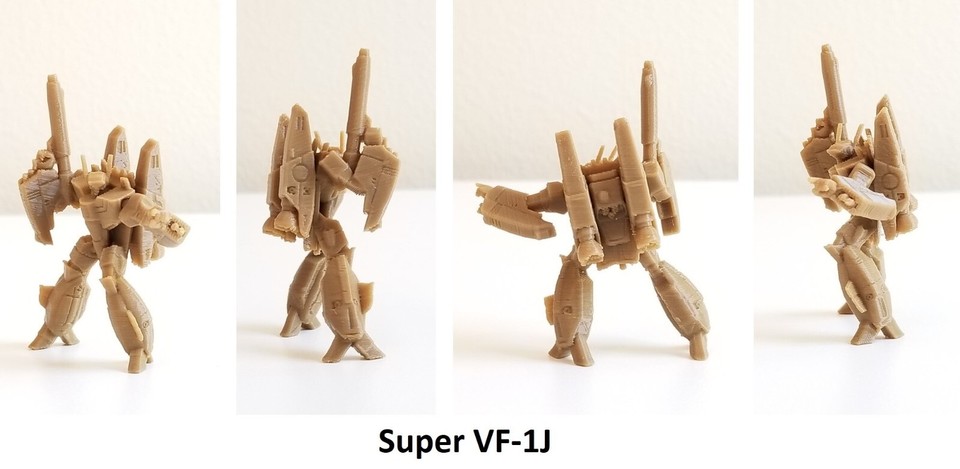 3D Printed Robotech RPG Tactics Super Valkyrie Veritech Macross | eBay