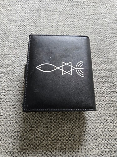 Vintage Religious Portable Traveling Communion Kit Set w/ Leather Case ...