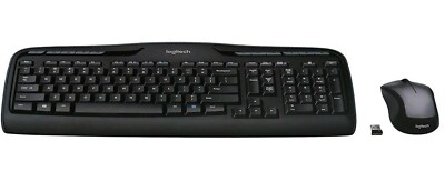 NEW Logitech MK335 Wireless Keyboard and Mouse Combo - Black/Silver | eBay