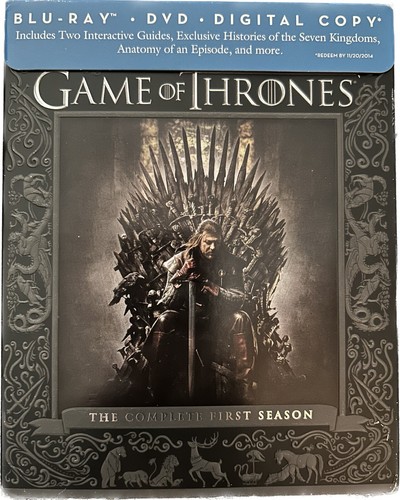 Game of Thrones: The Complete First Season (5-Disc Set, Blu-ray) GOT ...
