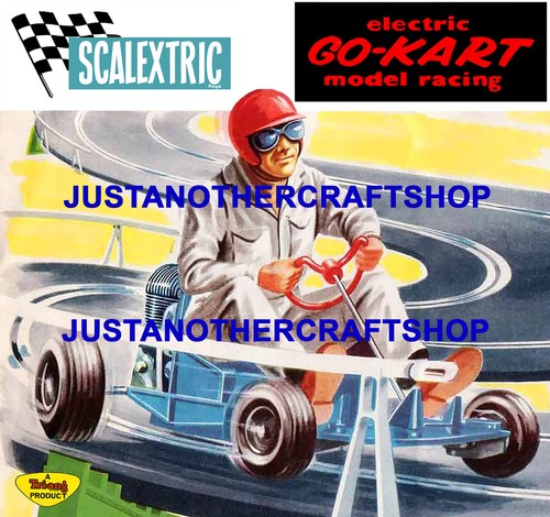 Scalextric 1964 Go Kart Large Size Poster Advert Shop Sign Artwork ...
