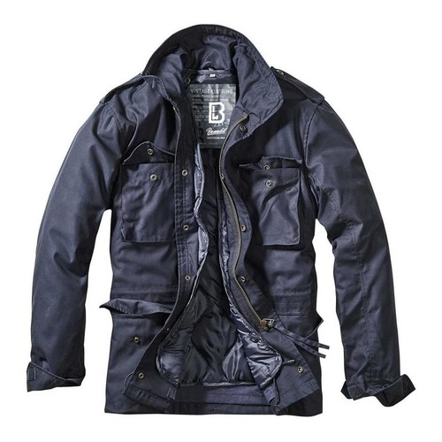 BRANDIT INDIVIDUAL WEAR Men's M65 Classic Field Navy Jacket (3108-14008 ...