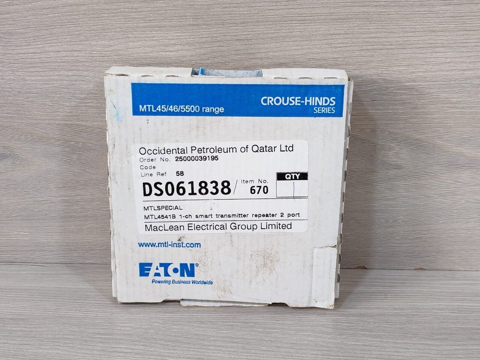 LOT 2 PCS. Eaton MTL4541B Repeater Power Supply | eBay