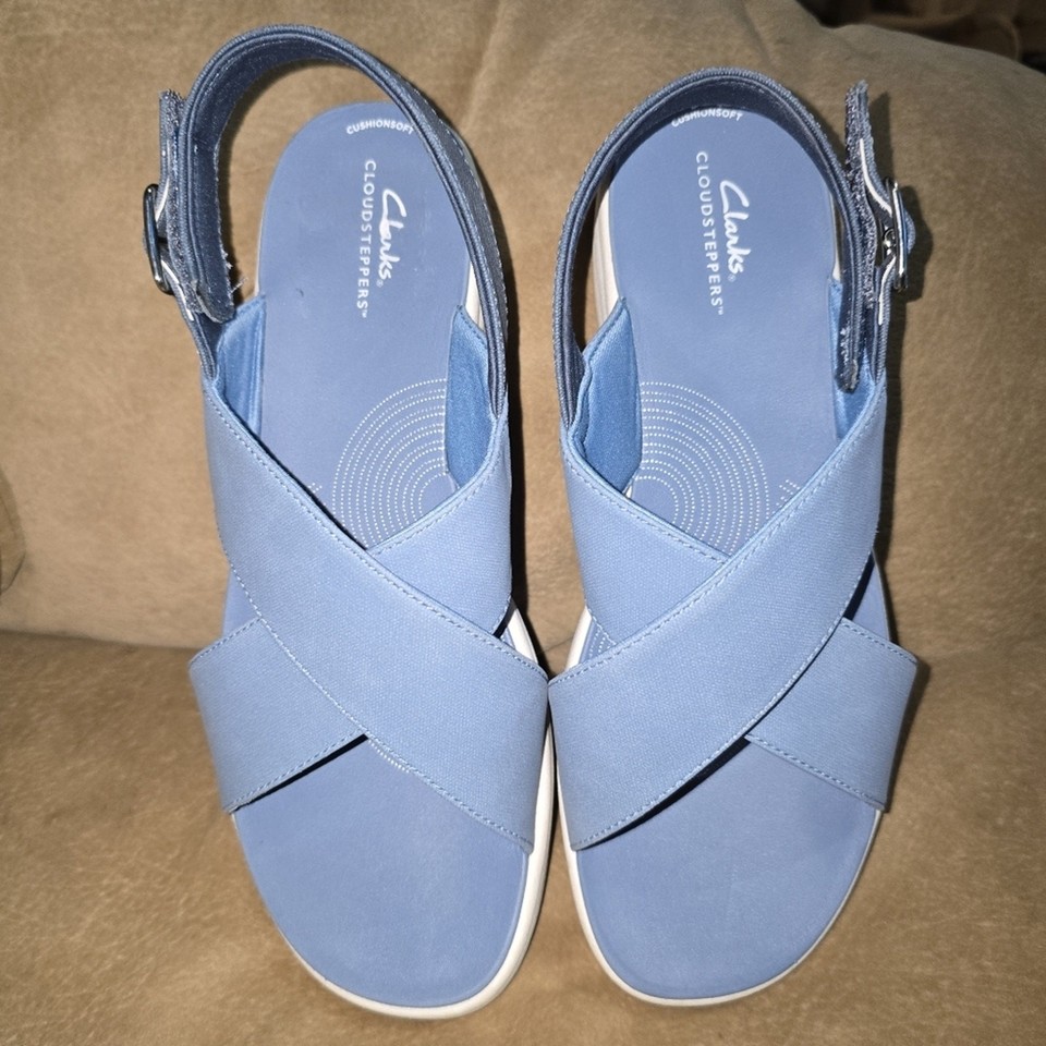 Clarks Cloud Steppers Backstrap Sandals - Drift Sun Size 11 | eBay
