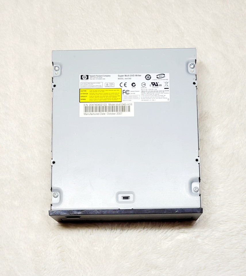 HP dvd1040 20x Super Multi DVD Writer w/ Lightscribe Disk Labeling ...
