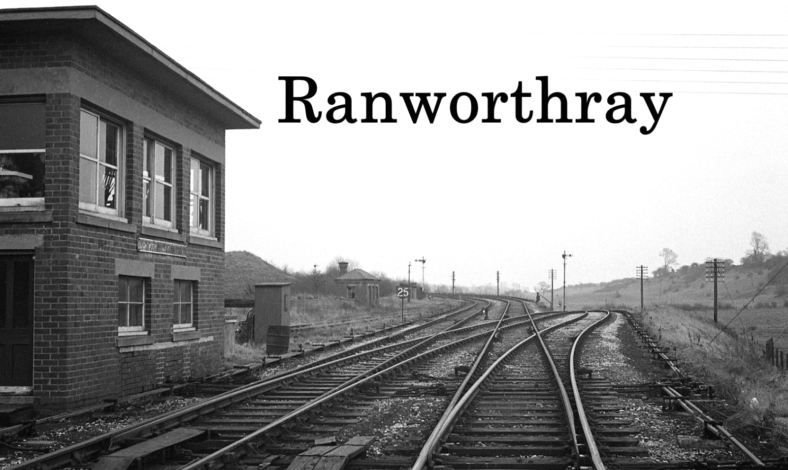 Original Railway Negative Lightmoor Junction Signal Box Shropshire ...