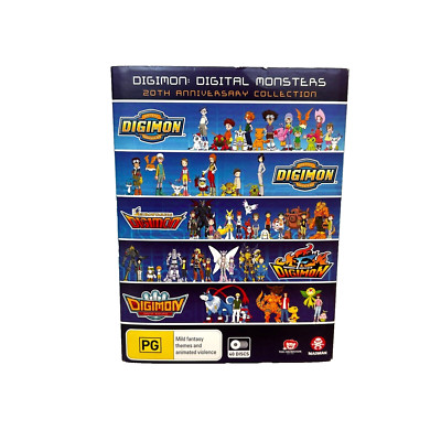 Digimon-Digital Monsters : Season 1-5 (20th Anniversary Collection, DVD ...