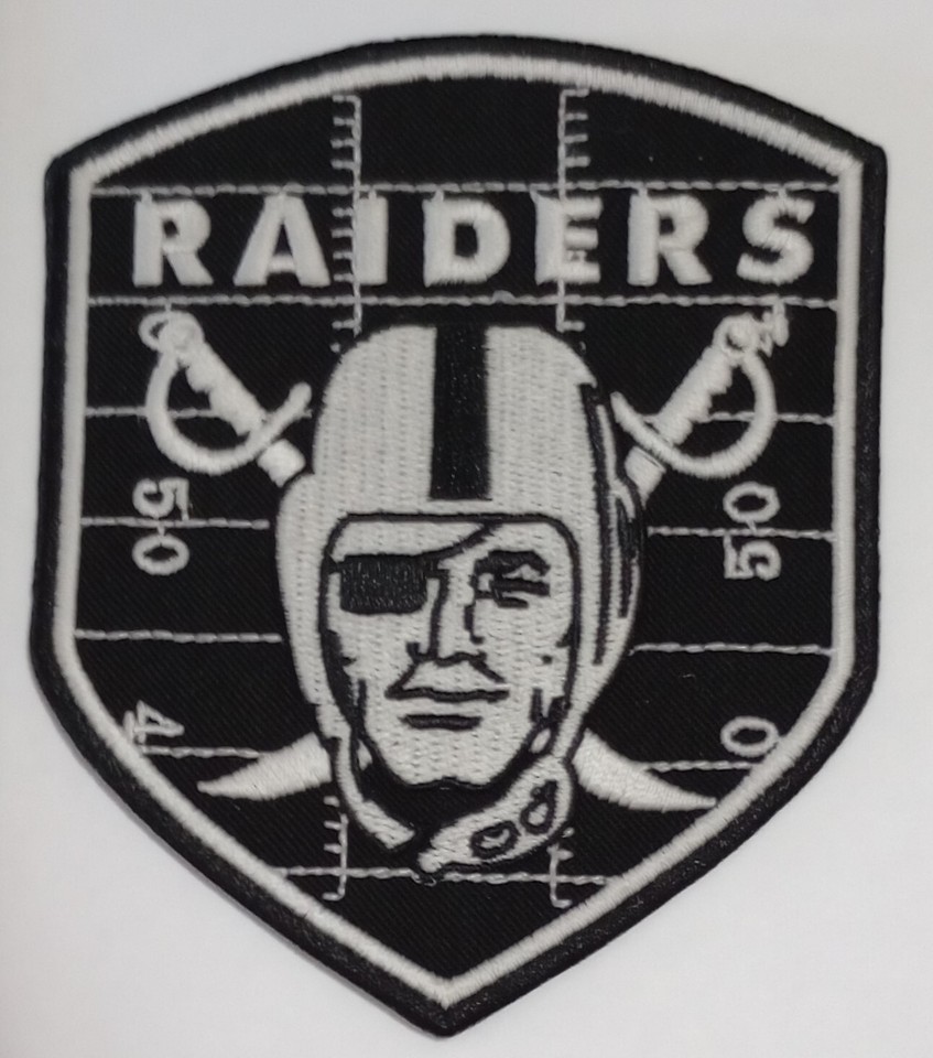 LAS VEGAS RAIDERS IRON ON EMBROIDERED PATCH | eBay