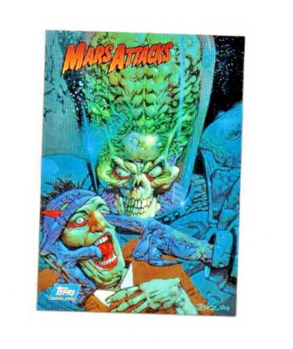1994 Topps Mars Attacks Promo #P2 Martian Poking Eye NM+ | eBay