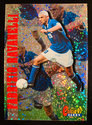 1996-97 Panini Calcio cards # 122 Eurostars Fabrizio Ravanelli Italy ...