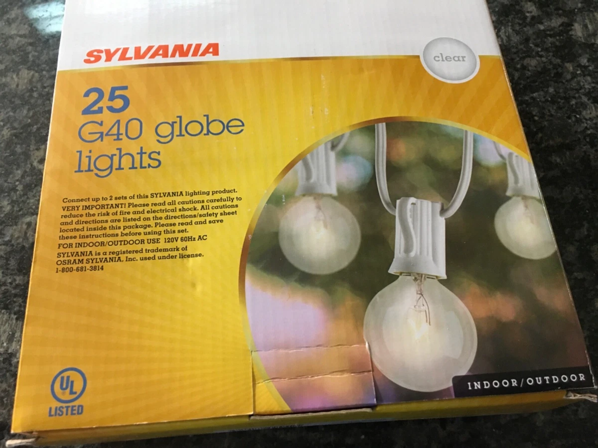 Sylvania 25 G40 Globe Lights | Shelly Lighting