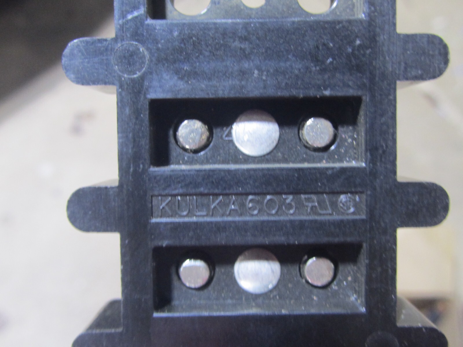 NEW KULKA/ MARATHON 603-GP -07 DOUBLE ROLE TERMINAL BLOCK | eBay