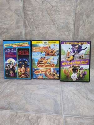 Lot Of 7 Movies Open Season 1-2-3Hotel Transylvania/Moster House/The ...