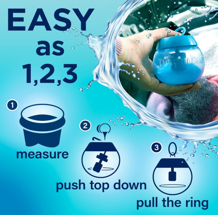 Downy Automatic Fabric Softener Ball – Release in Rinse Cycle, Single ...